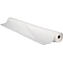 Tablemate Plastic Rectangular Table Cover, 300'x 40", White | Staples
