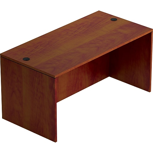 Offices To Go 60" Desk Shell, American Dark Cherry (TDSL6030DSADC ...