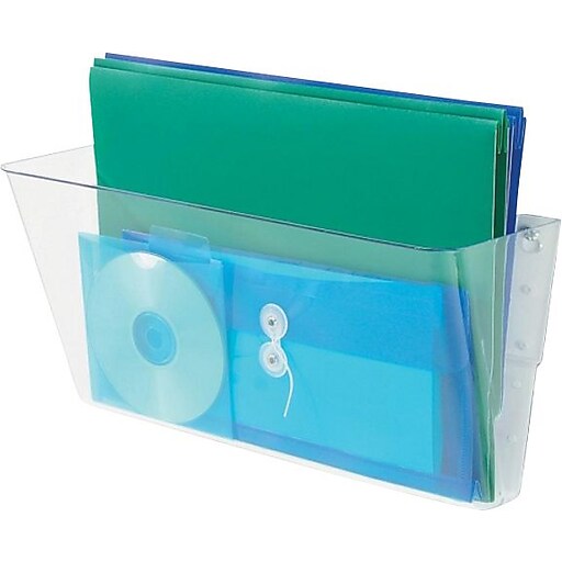 Single Unit Wall Pocket, 1 Compartment, Legal Size, Clear(DEF74301 ...
