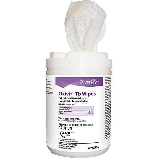 Oxivir Tb Disinfecting Wipes, 160/Pack (4599516) | Staples