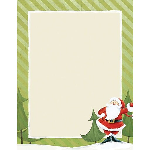 masterpiece-studios-great-papers-jolly-santa-claus-stationery-green