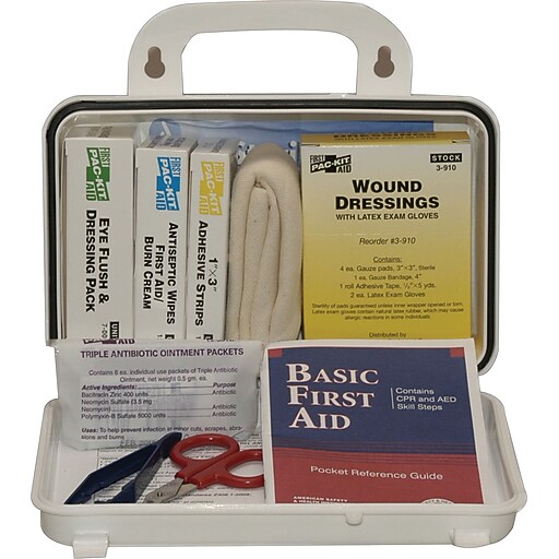 Pac-Kit Weatherproof Plastic First Aid Kit, 76 pieces, #10 | Staples