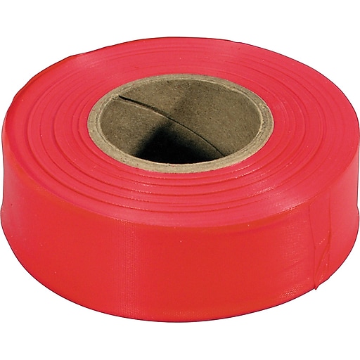 Irwin Strait-Line Flagging Tapes, Red, 300' Length (586-65901) | Staples