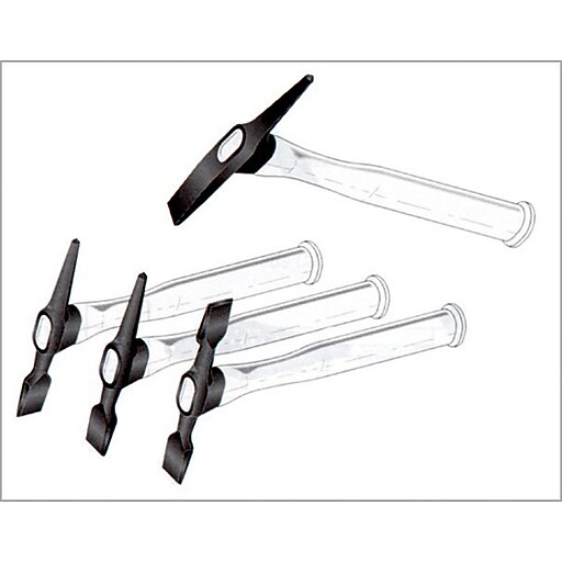 LENCO® Steel Chipping Hammer, 16 Oz. Cross Chisel And Pick Head, 12 in ...