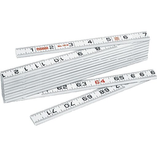 Rigid® Folding Fiberglass Ruler, Outside Reading, 6' | Staples