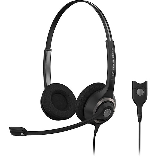 EPOS Impact Easy Disconnect Stereo Headset, Black (SC260) | Staples
