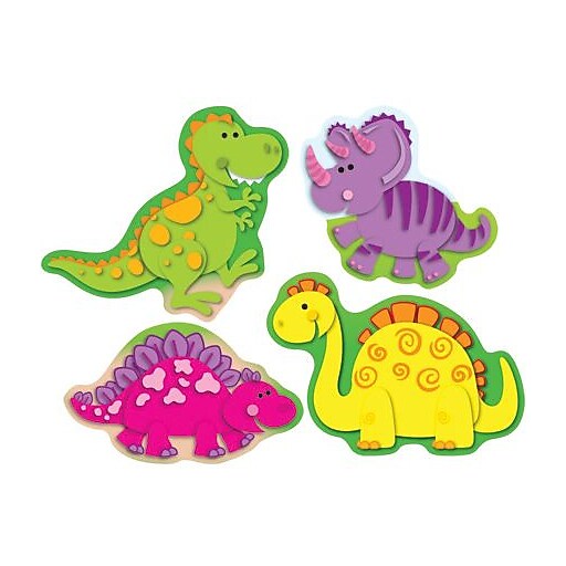 Carson-Dellosa Dinosaurs Shape Stickers | Staples