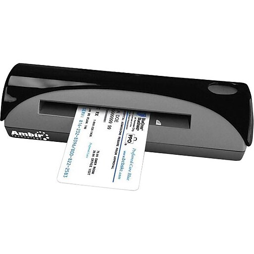 Ambir PS667-AS Desktop Scanner, Black | Staples