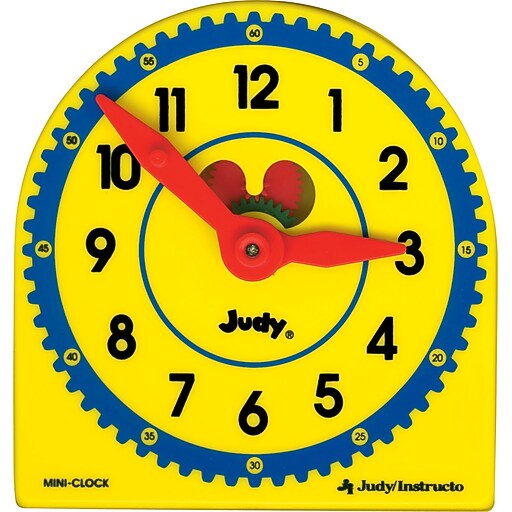 Judy® Instructo Plastic Clock Class Pack Manipulative | Staples