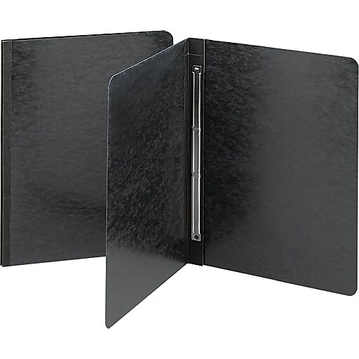 Smead Premium Pressboard 2-Prong Report Cover, Letter Size, Black, 25 ...