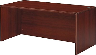 Office Star Napa Collection 66" Desk Shell, Mahogany | Staples®