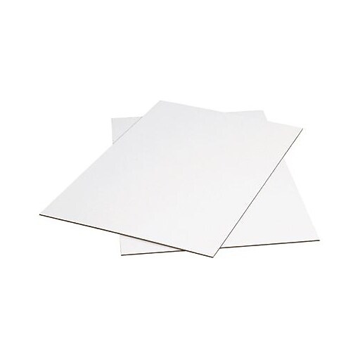 40" x 48" Corrugated Sheet, 200# Mullen Rated, White, 5/Bundle (SP4048W ...