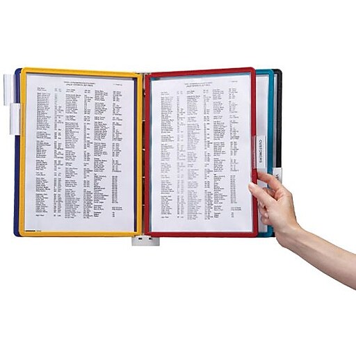 Durable Vario Document Holder, 8.5" x 11", Vertical, Wall Mounted ...