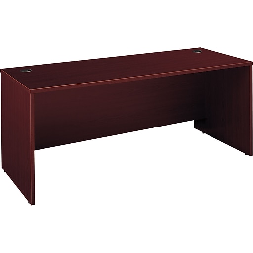 Bush Business Furniture Westfield 72"W Office Desk, Mahogany (WC36736 ...