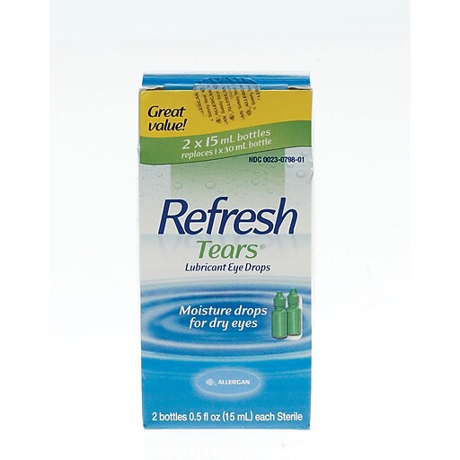 Refresh Tears Lubricant Eye Drops, 30 mL (OTC106084) | Staples