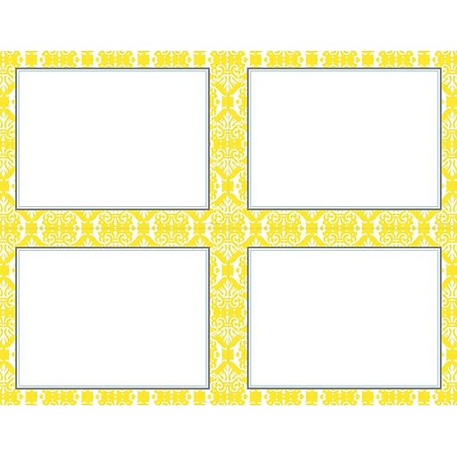 Great Papers® Fresh Slate Damask 4-up Postcards, 80/Pack (2012141PK2 ...