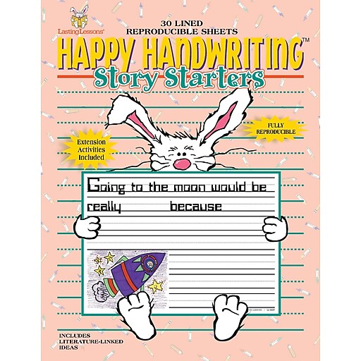 Barker Creek Happy Handwriting Story Starters (LL604) | Staples