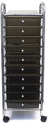 Plastic Storage Drawers | Rolling Carts | Staples®