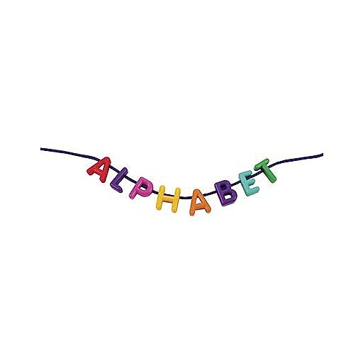 Learning Resources Beads & Lacing, Lacing Uppercase Alphabet | Staples