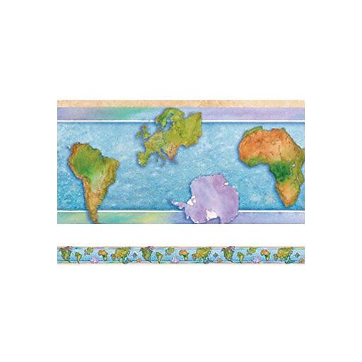 Edupress Spotlight Borders EP3304 39" x 3" Straight Social Studies ...