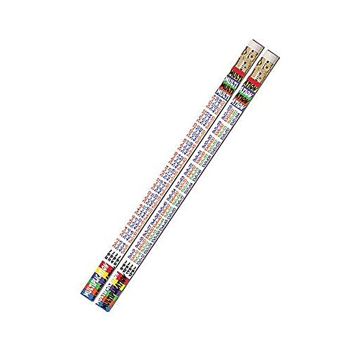 Multiplication Tables Pencils, #2, 144/Box | Staples