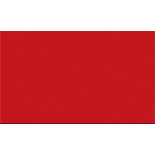 Tape Logic 5" x 3" Rectangle Inventory Label, Red, 500/Roll | Staples