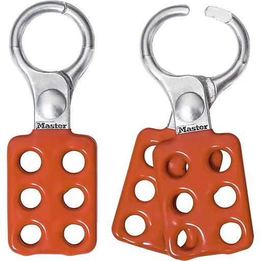 Master Lock® Safety Series™ 416 Lockout Hasp, Red | Staples