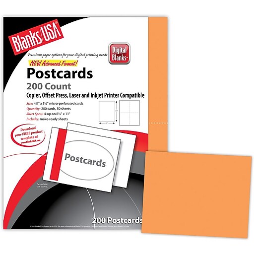 Blanks/USA® Timberline Digital Postcard, 5 1/2" x 4 1/4", Hunters ...