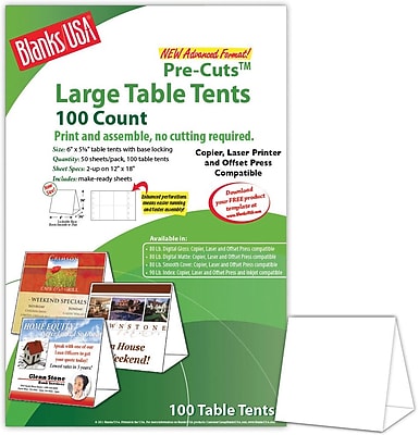 Table Tents | Staples