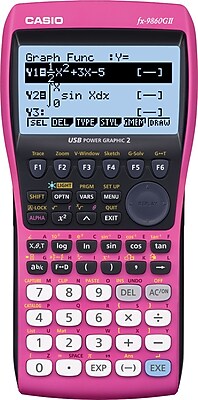 Casio Graphing Calculator, Pink (FX-9860GII) | Staples®