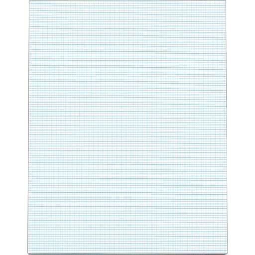 TOPS Notepad, 8.5" x 11", Graph Ruled, White, 50 Sheets/Pad (33101 ...