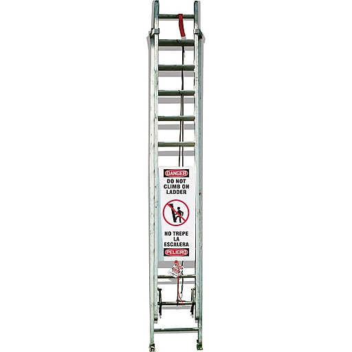 Accuform Ladder Shield 42" x 13.25" Aluminum Lockout Kit "DANGER DO ...
