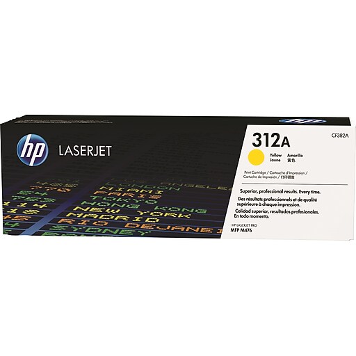 HP 312 Yellow Standard Yield Toner Cartridge (CF382A) | Staples
