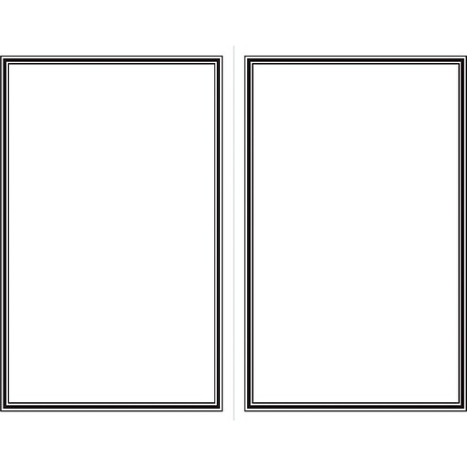 Great Papers® Engraved Border 2-Up Invitation 25 sheets/50 invitations ...