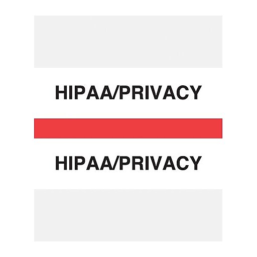 Medical Arts Press® Standard Preprinted Chart Divider Tabs, HIPAA ...