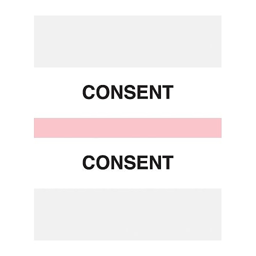 Medical Arts Press® Standard Preprinted Chart Divider Tabs, Consent ...