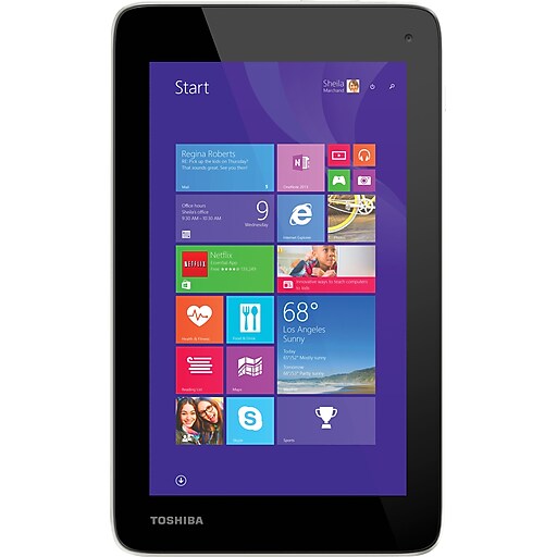 Toshiba Encore Mini 7-Inch Windows Tablet, 16GB (WT7-C16MS) at Staples