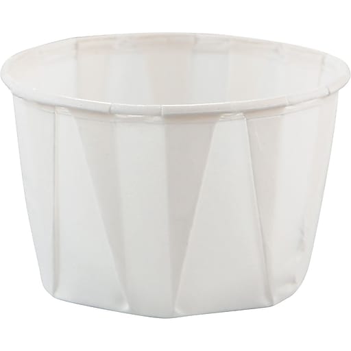 Solo Paper Portion Cups, 2 oz., White, 5000/Carton (200-2050) | Staples