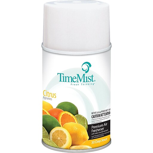 TimeMist Aerosol Metered Dispenser Refills, Citrus Scent, 6.6 oz ...