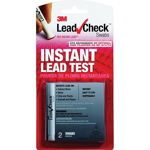3M® Lead Check Swabs, 2/Pack at Staples 3M® Lead Check Swabs, 2/Pack at Staples