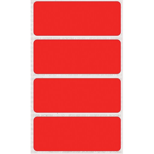 See-Thru Full Color Label Protectors, Red, 250/Roll (32800) | Staples