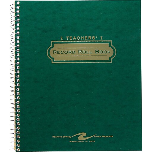 Roaring Spring Teacher's Record Roll Book, 44 Sheets (72900) at Staples