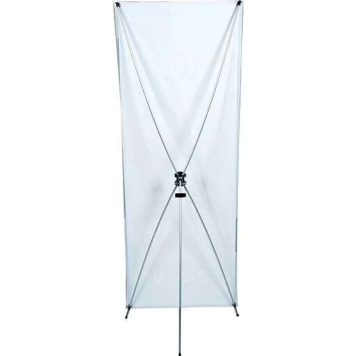 Accuform Vertical Banner Stand, Anodized Aluminum (HDR327) | Staples