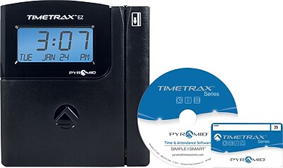 Pyramid TimeTrax™ EZ Series Automated Swipe Card Time & Attendance ...
