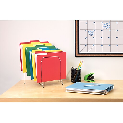 Staples Heavyweight Colored File Folders, 3 Tab, Letter, 50/Box | Staples