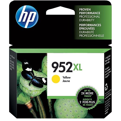 HP 952XL Yellow High Yield Ink Cartridge, Print Up to 1450 Pages ...