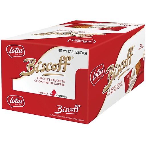 Biscoff Cookies, .09 oz. Packs, 20 Packs/Box | Staples