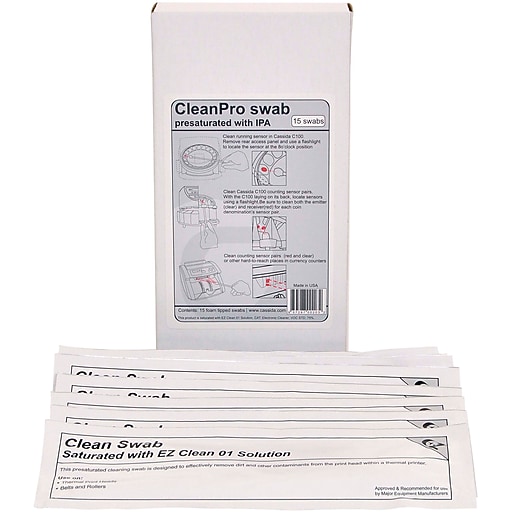CleanBill Pro Cleaning Swabs, 15/Pack | Staples