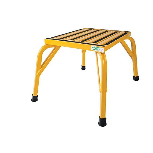 Safety Step Industrial Aluminum Step, 1000lbs. (IC-15C-Y) | Staples