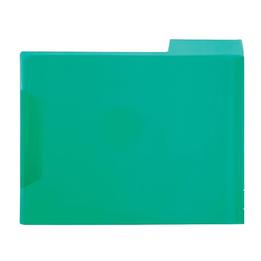 Staples 3-Tab Translucent Poly File Folders, Assorted, 6/Pack (10847 ... Staples 3-Tab Translucent Poly File Folders, Assorted, 6/Pack (10847 ...